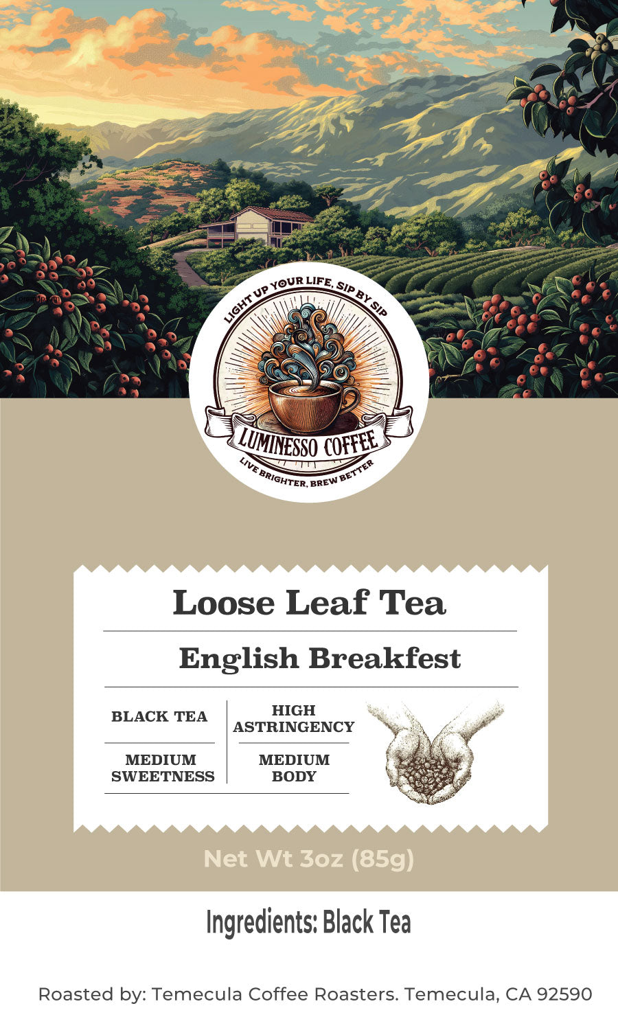 Luminesso English Breakfest Tea